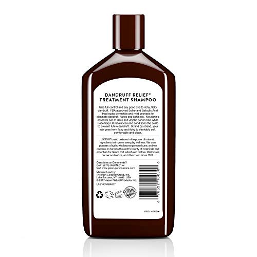 Jason Dandruff Relief Treatment Shampoo, 12 Fl oz