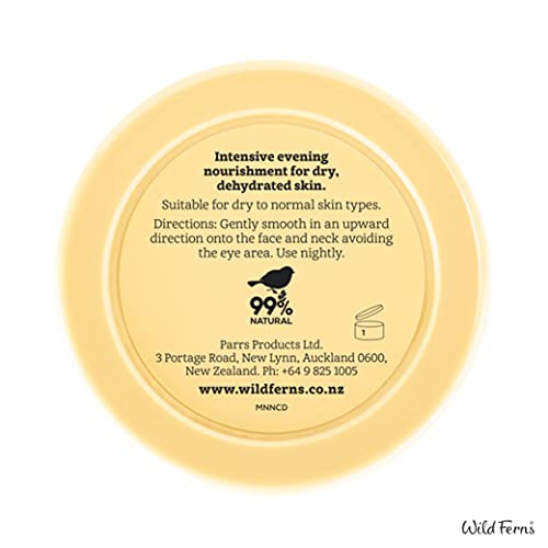 Wild Ferns Manuka Honey Ultra Enriching Night Crème - Dry to Normal, 99% Natural, 100 milliliters