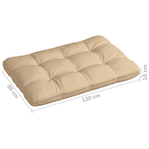 imasay Pallet Sofa Cushions 5 pcs Beige