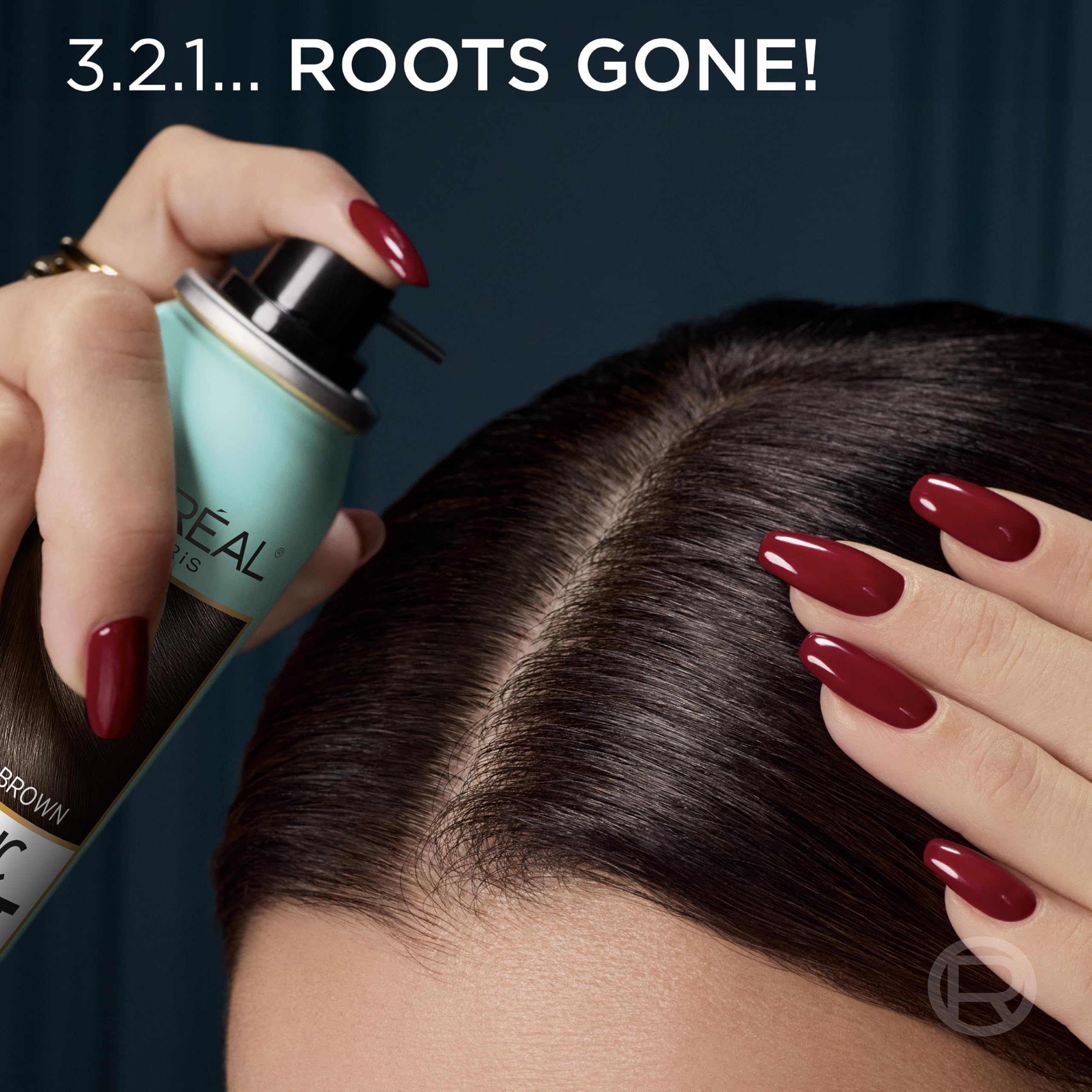 L'Oreal Paris Root Cover Up Temporary Gray Concealer Spray, Hair Color Spray with Filling & Thickening Coverage, Red, Pack of 2, Packaging May Vary