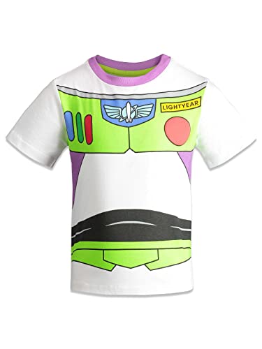 Disney Pixar Toy Story Buzz Lightyear Woody Rex Slinky Dog Infant Baby Boys 4 Pack T-Shirts Multi 18 Months