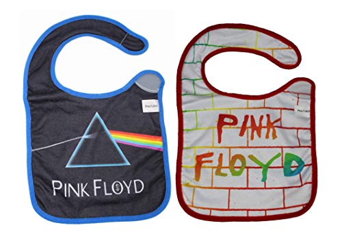 Grateful Dead, Pink Floyd and The Beatles Extra Soft Bibs 6 Piece Multi Pack