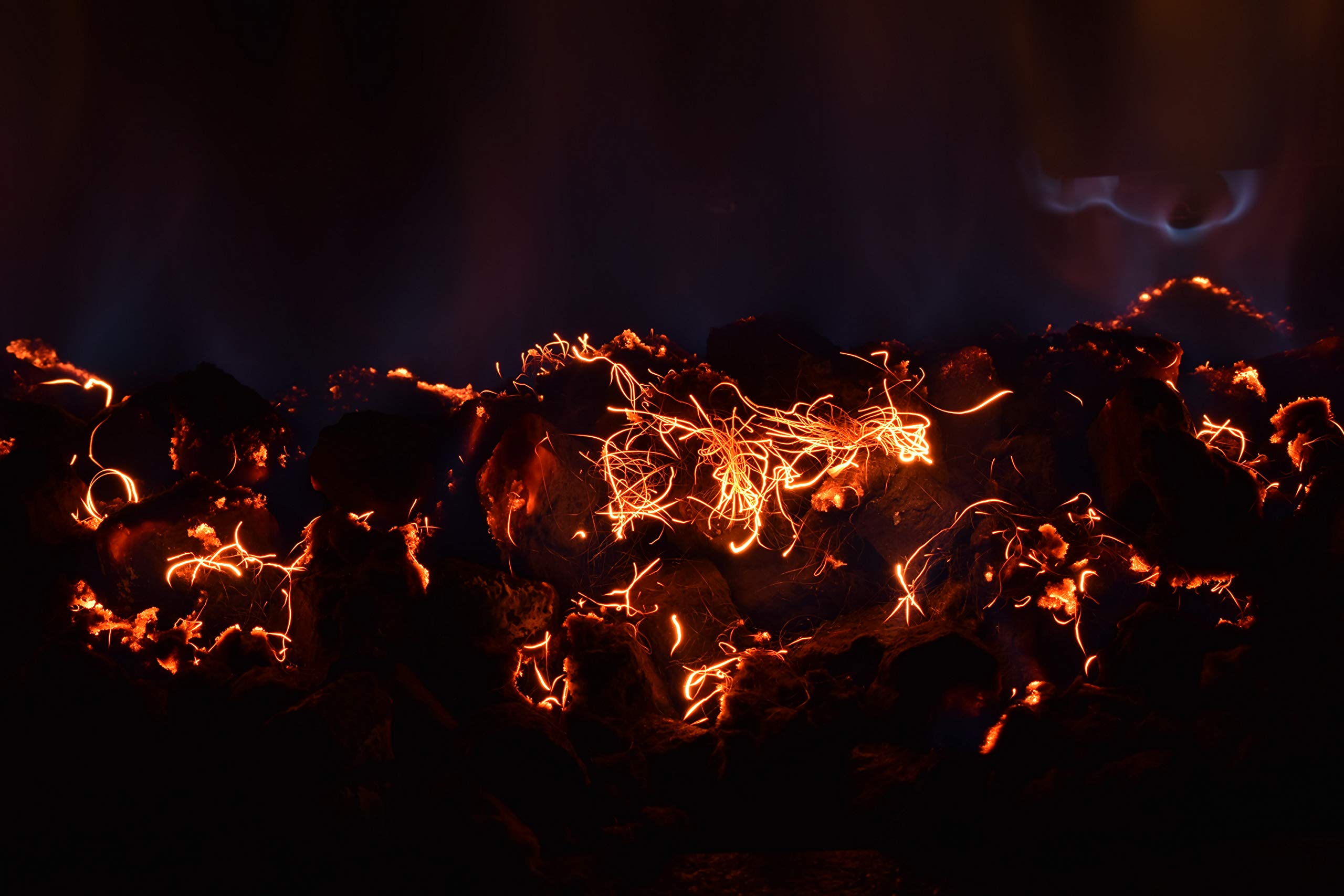 Enhance a Fire! 1 Gram Pack Neon Embers, Glowing Metallic Threads for Vented Gas Fireplaces & Log Sets| Made in USA!