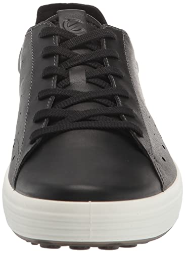 ECCO Men's Soft 7 Cloud Sneaker, Black, 8-8.5