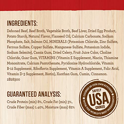 Merrick Chunky Grain Free Wet Dog Food, Big Texas Steak Tips Dinner Canned Dog Food - (12) 12.7 oz. Cans