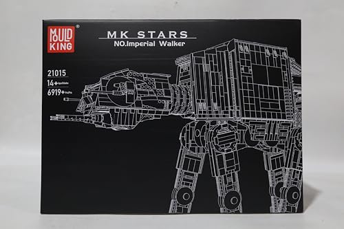 Mould King 21015 Star Plan Toy MOC Movie Game 6919+ PCS Scale Motorized Walking Imperial Interior Walker Electric UCS All-Terrain Panzer Transport