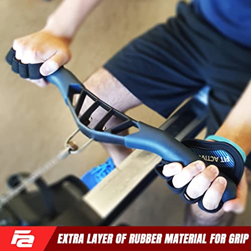 Fit Active Sports Workout Gloves for Gym - Durable Gym Grips, & Grip Pads - Rubber Padding to Avoid Calluses - Suits Men & Women