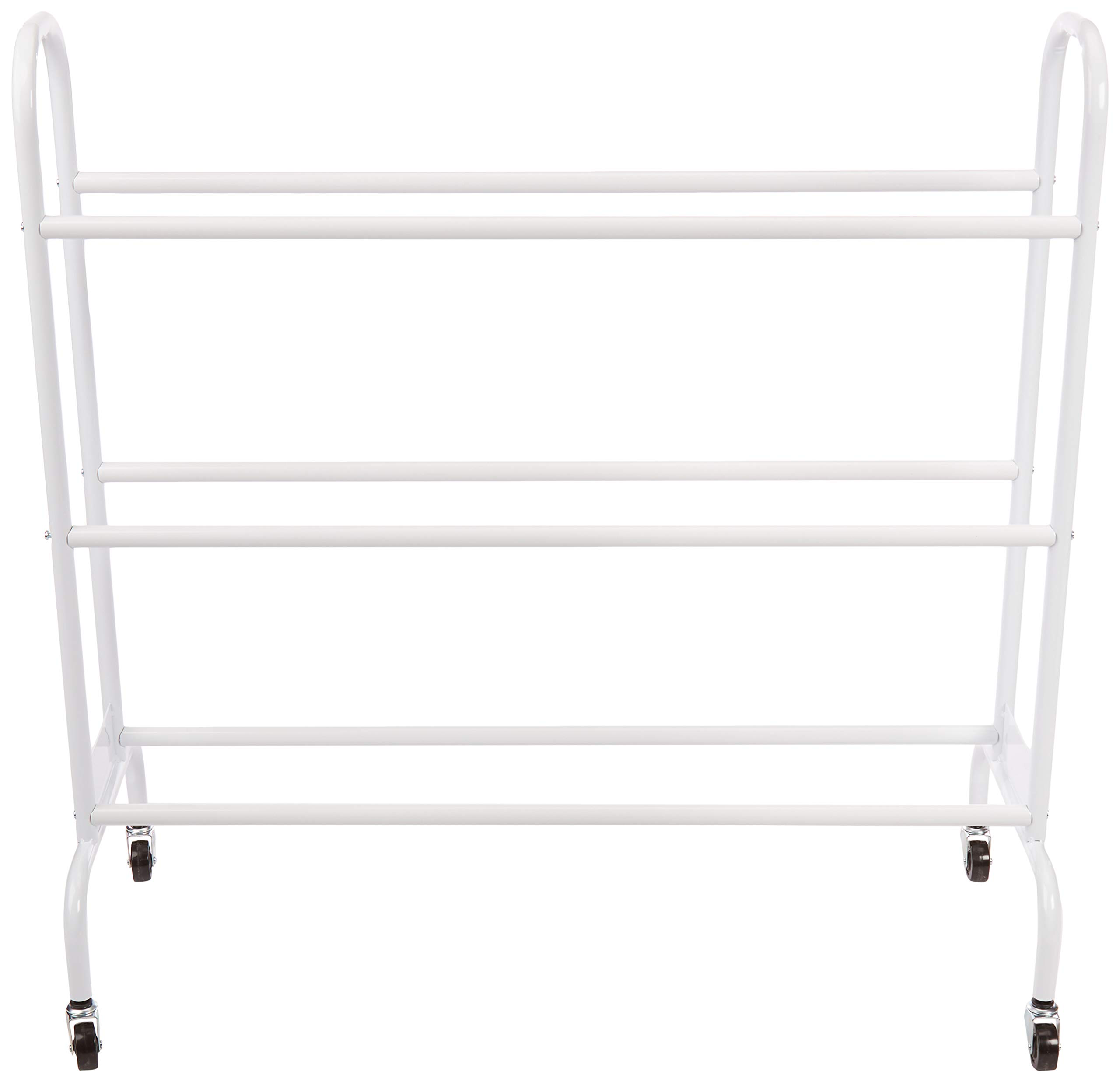 Ball Cart Wide Base (12 Balls), Color-White