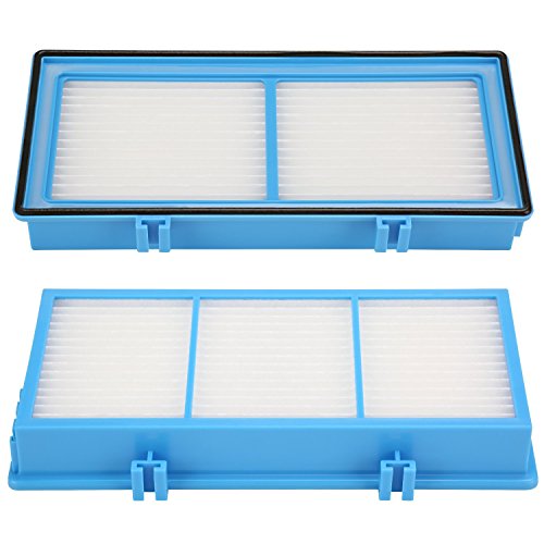 Nispira True HEPA Air Filter Replacement Carbon Compatible with Holmes AER1 HAPF30AT Air Purifier - 1.2β x 10β x 4.6β (4 HEPA Filters + 4 Carbon Filters)