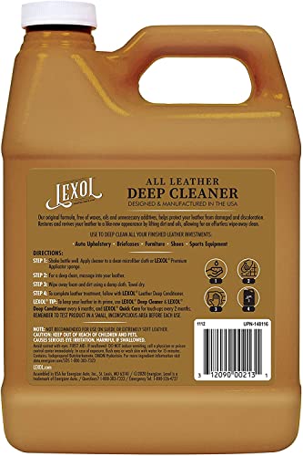 Leather Cleaner, pH Balanced, 33.8-oz.