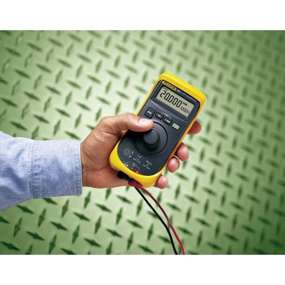 Fluke FLUKE-707 707 Loop Calibrator with Quick Click Knob, 28V Voltage, 24mA Current, 0.015 percent Accuracy