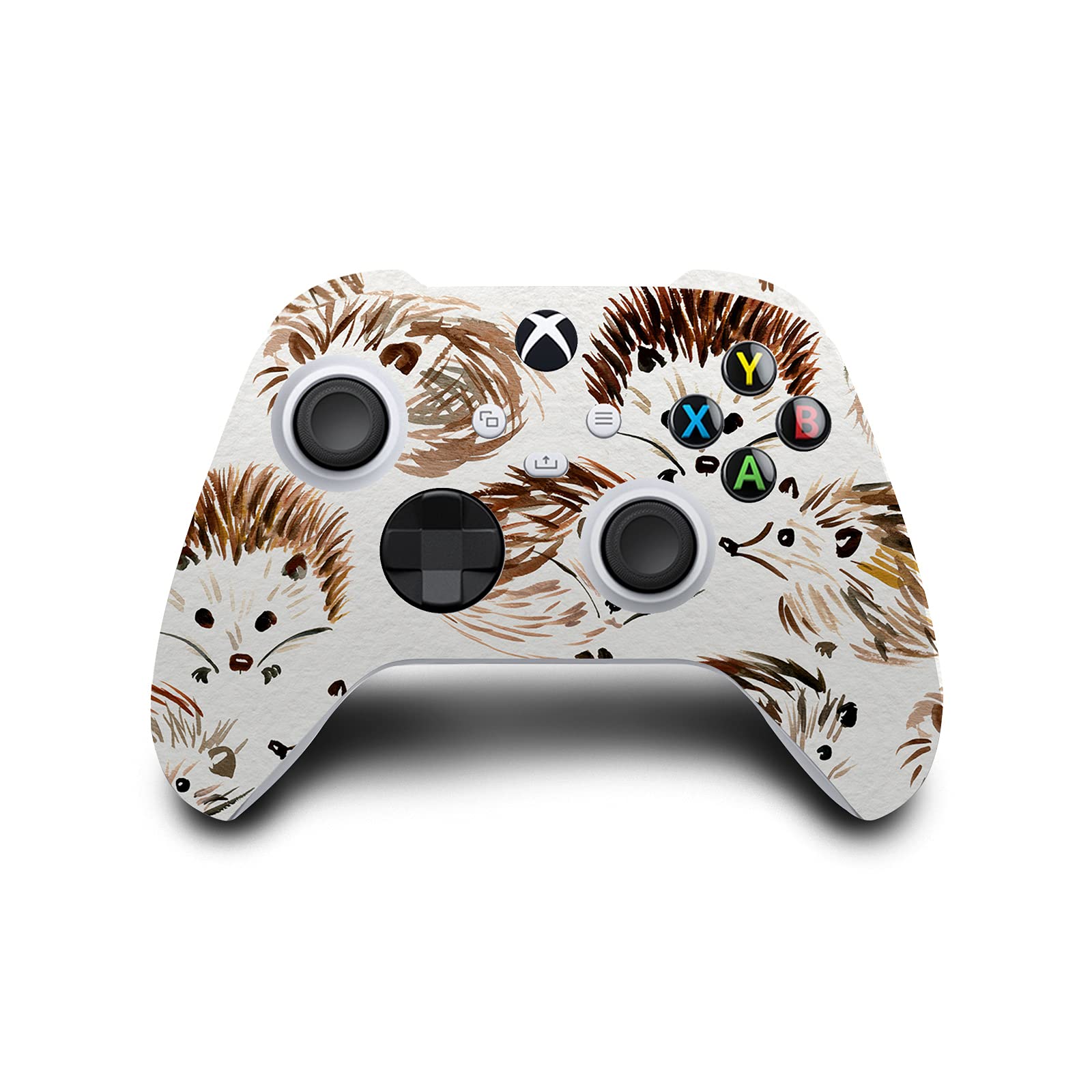 Head Case Designs Officially Licensed Cat Coquillette Hedgehogs Art Mix Vinyl Sticker Gaming Skin Decal Cover Compatible With Xbox Series S Console and Controller Bundle