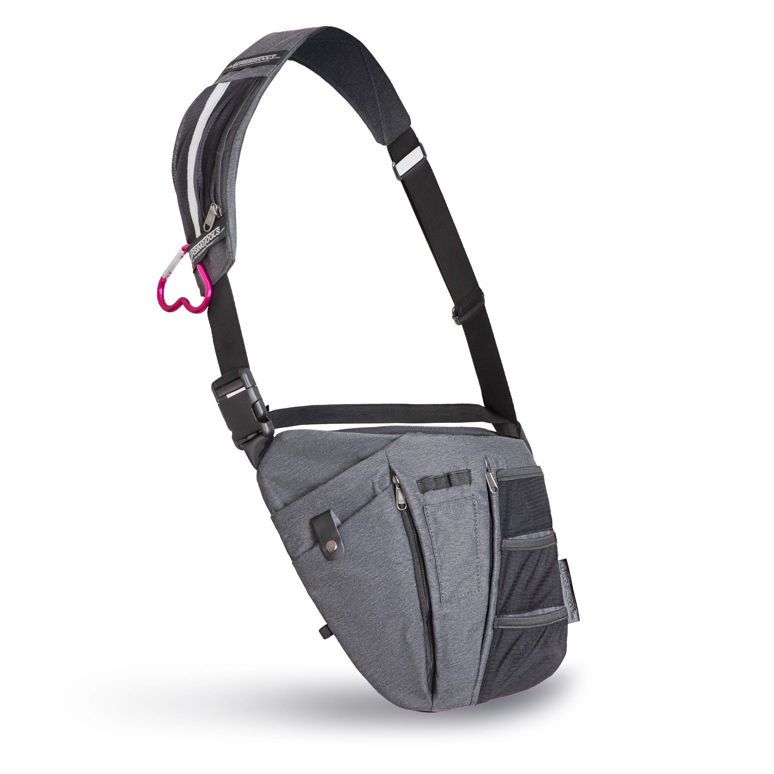 Crossbody Fanny Pack with Holder for Stethoscope, Tape, & Bandage Scissors - Storage for Emergency Supplies - Organizer Bag for Nurses, Student & Medical Professionals