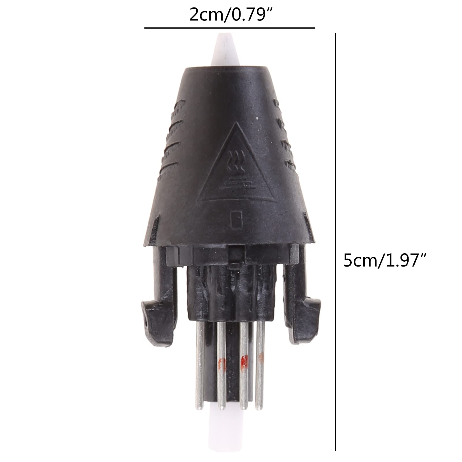 Jesscasday 3D Printer Pen Injector for Head Nozzle for First Generation 3D Printing Pen Parts Black