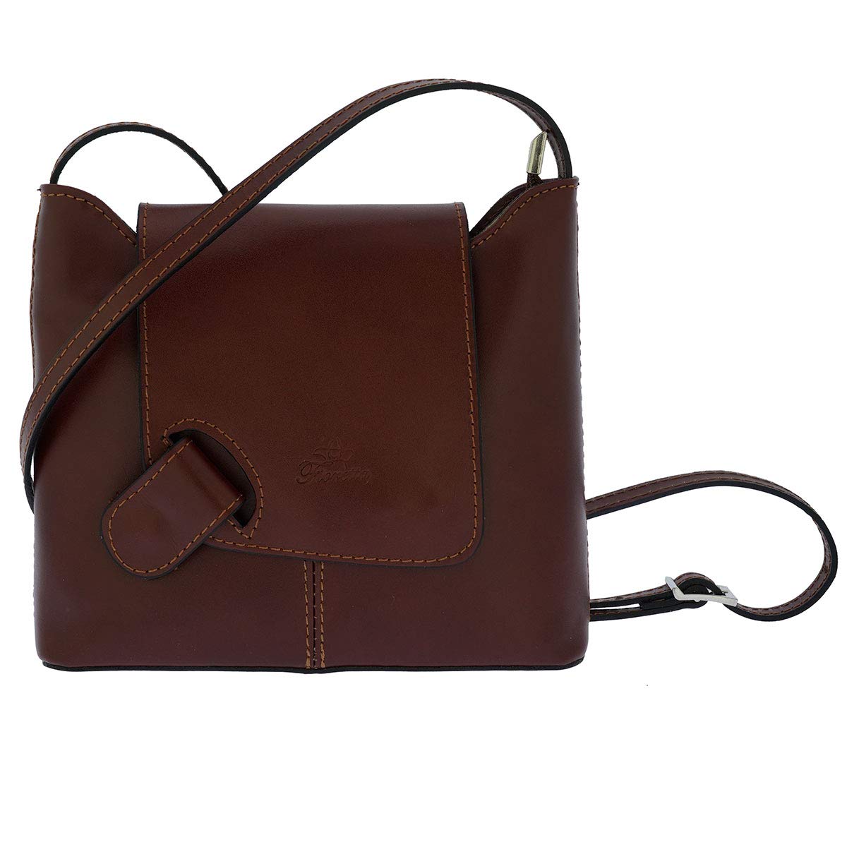 Fioretta Italian Genuine Leather Crossbody Shoulder Bag Handbag For Women