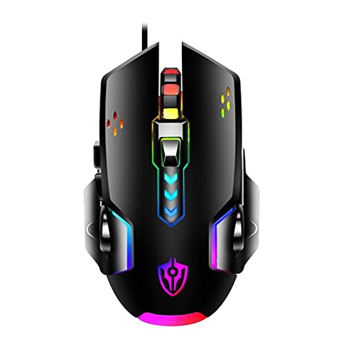 Lazy Pad,uvvy Ergonomic Design USB Wired Gaming Mouse Optical 2000dpi Computer Mice Wired Mouse Notebook for Home Office School