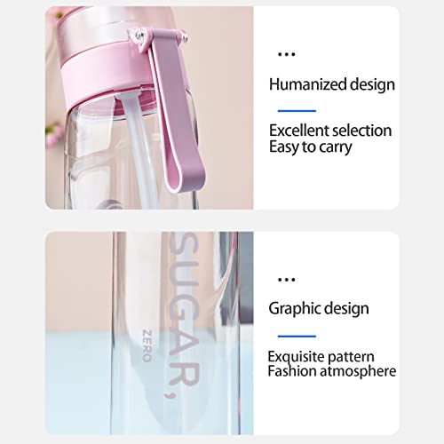 ECENUR Sports Air Water Bottle Free Tristan 650ml Starter up Set Drinking Bottles with 7 flavour pods Scented For Flavouring 0 Sugar, 0 Calorie (Blue)