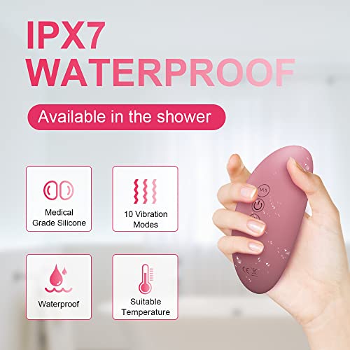 HAYAEN Heating Lactation Mssager Vibrating Breast Massager 2 in1, 3 Adjustable Heating + 10 Vibration for Clogged Ducts,Breastfeeding Massager to Improve Milk Flow and Congestion (Pink)