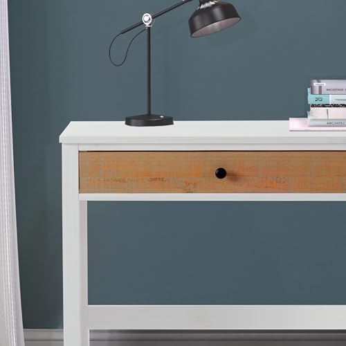 Child Craft Rockport Kid’s Writing Desk, Includes 2 Drawers and 1 Storage Cabinet, Plenty of Storage, Durable Construction, Non-Toxic, Baby Safe Finish (Sandstone)