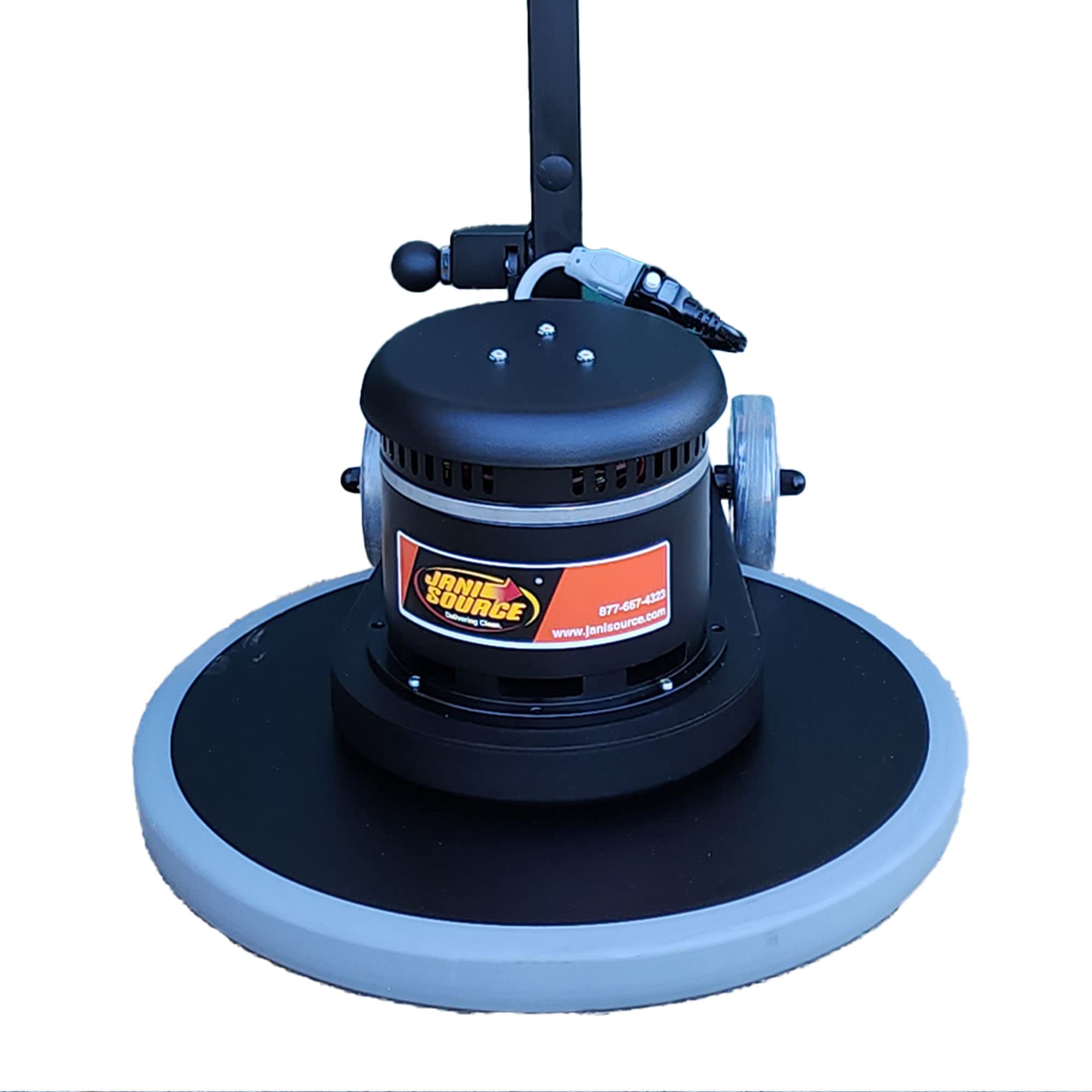 JaniSource 20" Low Speed Floor Buffer & Scrubber 175 RPM 1.5 HP - With Pad driver - Made in USA