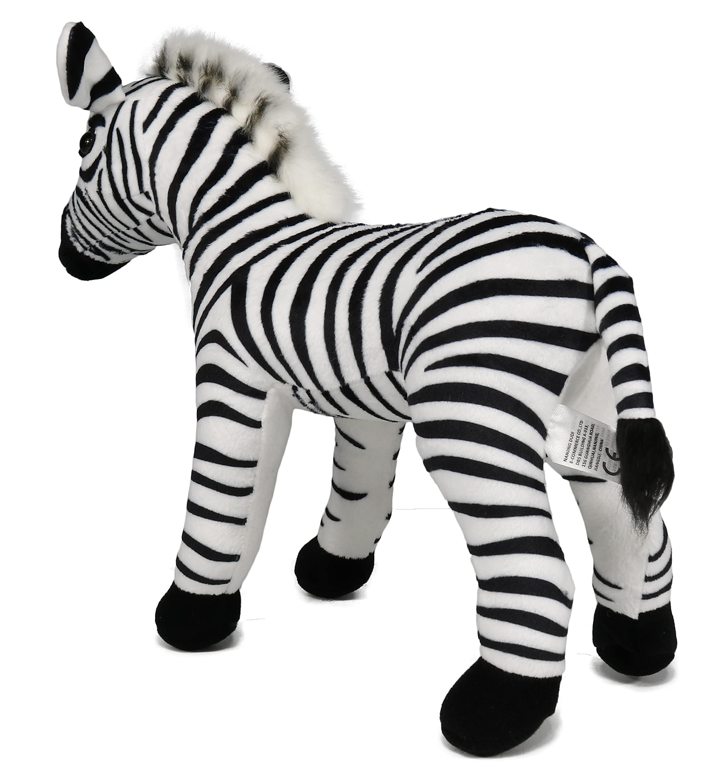 Ice King Bear Wild Animal Stuffed Animals Zoo Family Plush Toy (Zebra 11 Inches)