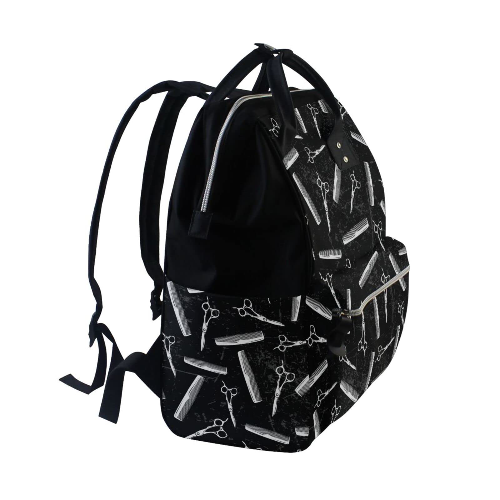 DerlonKaje Diaper Bag Backpack, Waterproof, Large Capacity, Multi-function Travel Backpack, Hair Stylist Bag