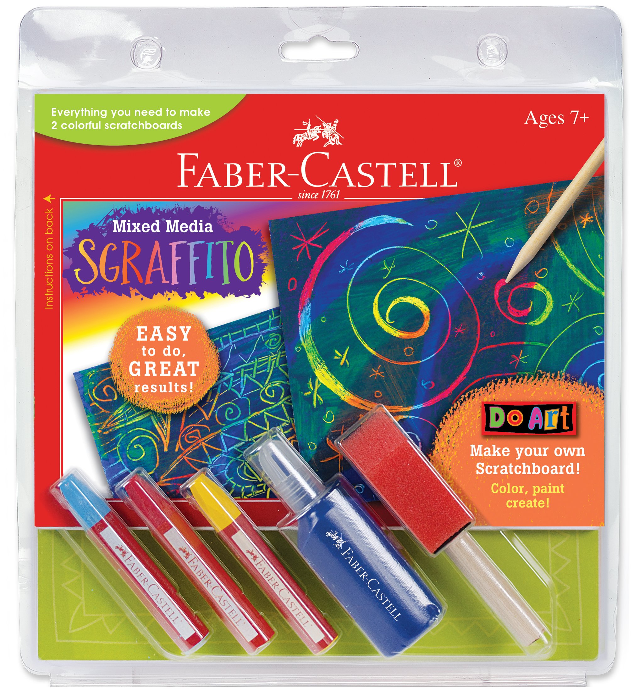 Faber-Castell Do Art Sgraffito - DIY Scratch Art Kit for Kids