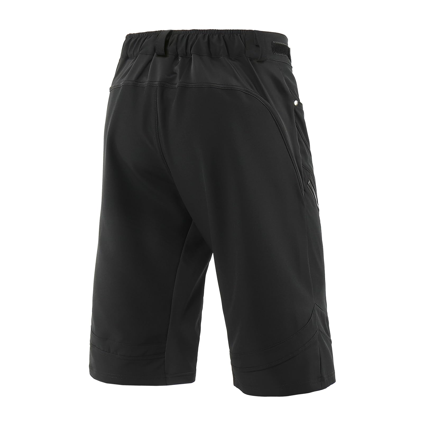 ARSUXEO Men's Loose Fit Cycling Shorts Mountain Bike Shorts Water Ressistant 1903 Black Size Medium