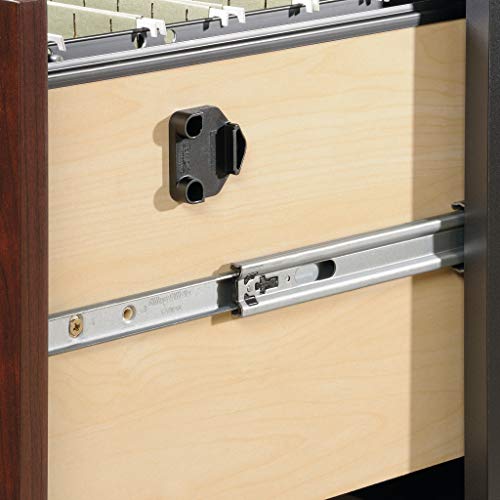 Sauder Via Pedestal, L: 15.55" x W: 19.45" x H: 28.54", Classic Cherry Finish
