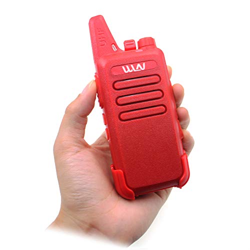 Mini Hand-held 2 Way Radio WLN KD-C1 Portable Walkie Talkie UHF400-470MHz Red Color+ Desktop Charger