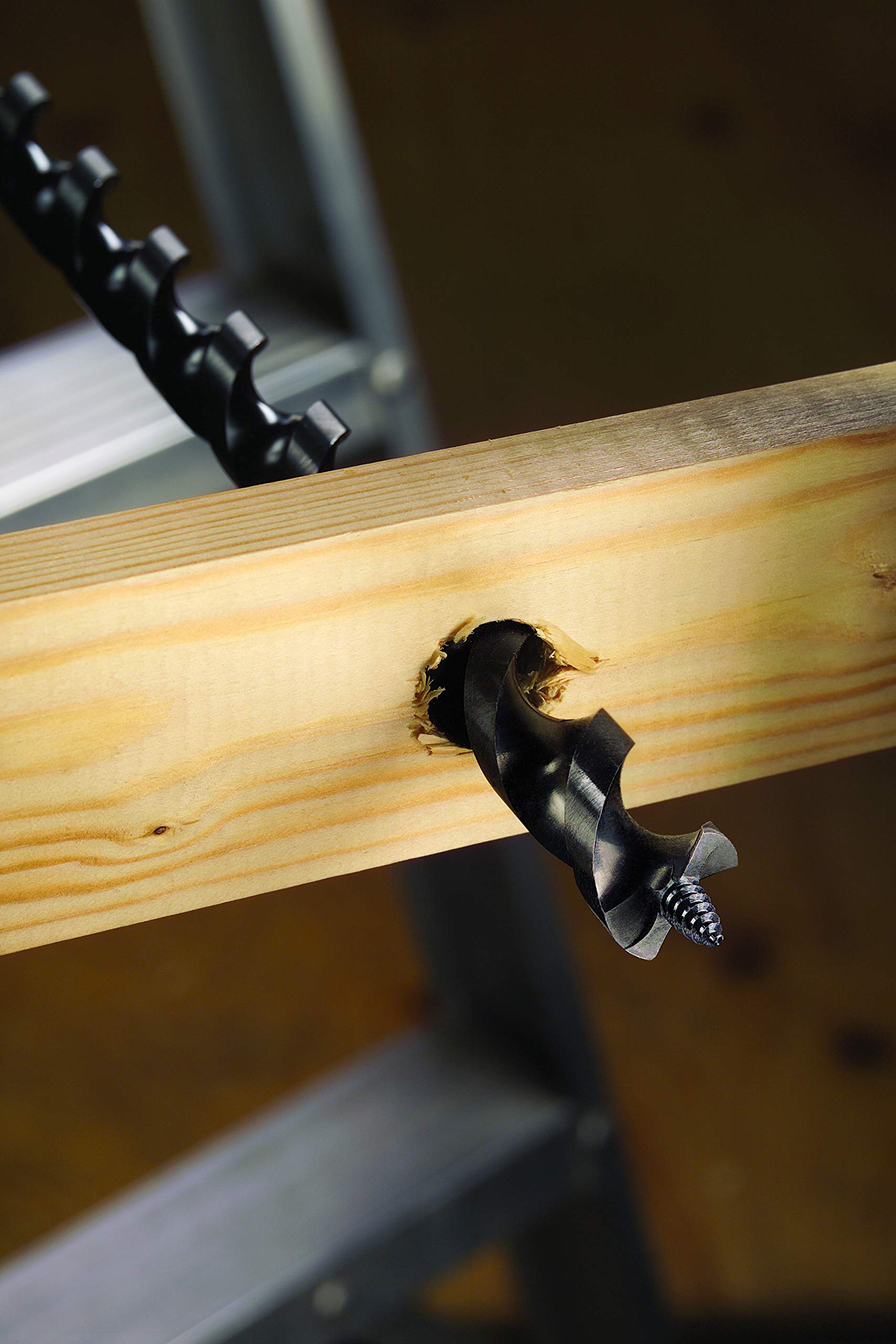 IDEAL Electrical 35-810 Nailbiter™ 7-1/2 in. Ship Auger – 5/8 in. Drill Bit w/ Dual-Helix Head, 60 deg. Angled Design