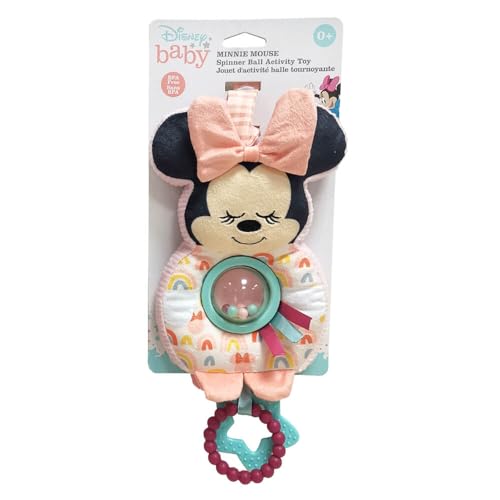 KIDS PREFERRED Disney Baby Minnie Mouse Spinner Ball On The Go Activity Toy