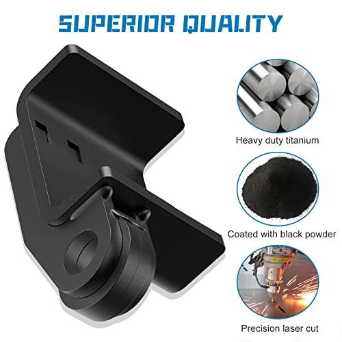 GSTP Front Tow Hook Bracket with 3/4 inch Shackle Mount Compatible with Toyota Tacoma 2009-2021 Black
