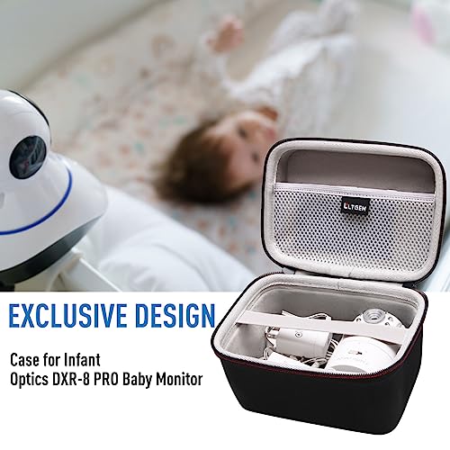 LTGEM EVA Hard Case for Infant Optics DXR-8 PRO & HelloBaby Baby Monitor - Travel Protective Carrying Storage Bag