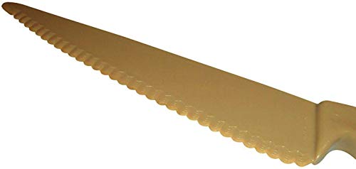 Plastic Knife, Strong Kitchen Knife, Cheap Plastic Knife Cake Server, Serrated Vegetable Knife, Best Tomato Knife, Easy To Use Plastic Knives, Chefs Plastic Knife, Cuts Cakes, Veggies, Set of 2.
