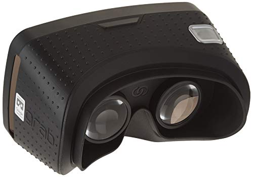 Homido Grab Virtual Reality Headset for Smartphones VR Education VR Games and 3D Movie for ISO and Android, Compatible with iPhone and Android Phones Augmented Reality Headset(Black)