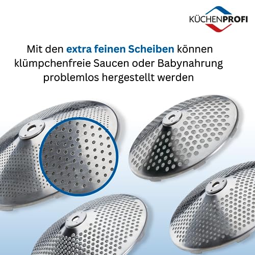 Küchenprofi K0966002820 Professional Stainless Steel Food Mill Silver, Large