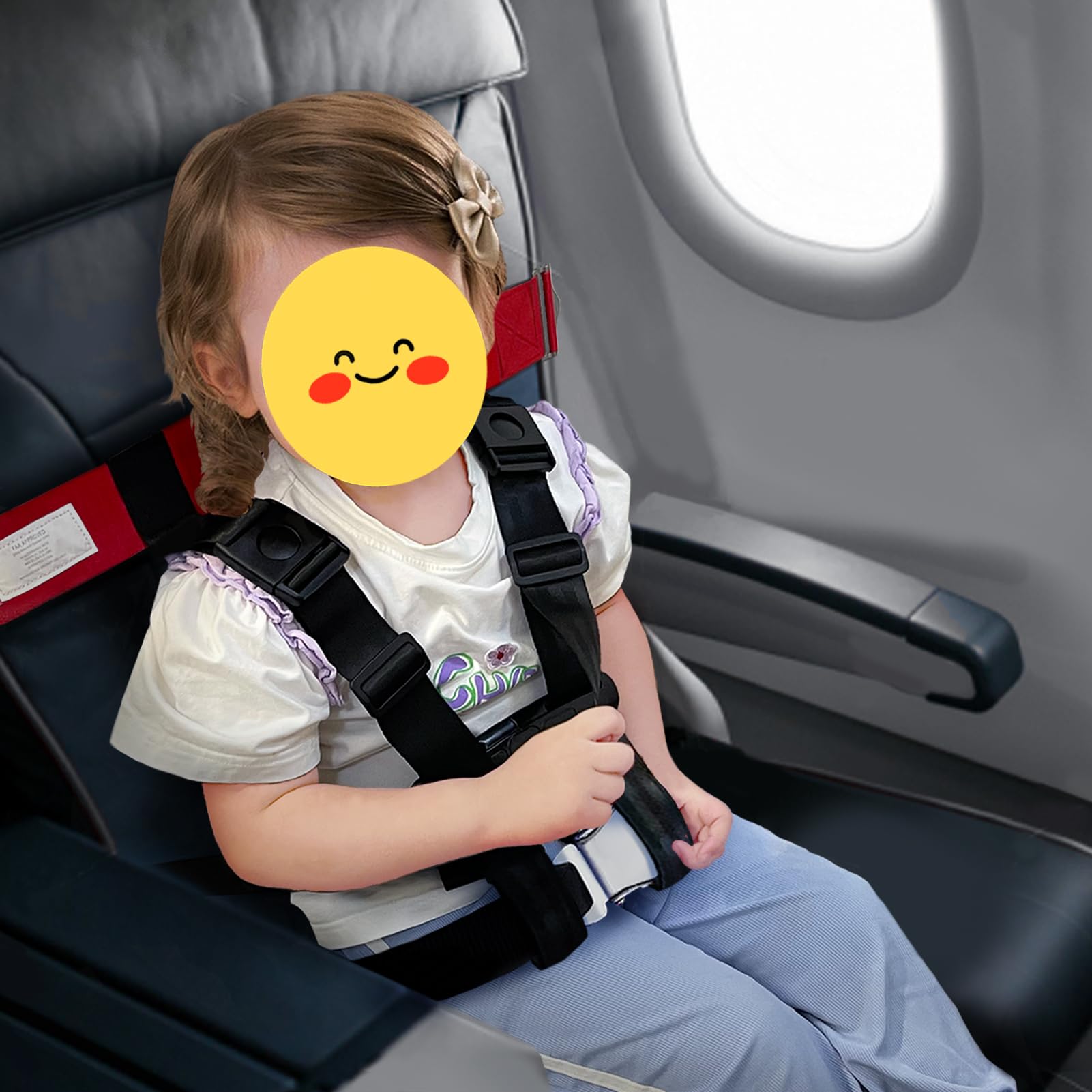 Child Airplane Safety Travel Harness, Safety Restraint System Helps Keep Your Child Safe, Child Aviation Flight Seat Device/Seat Belt Accessories for Child Travel
