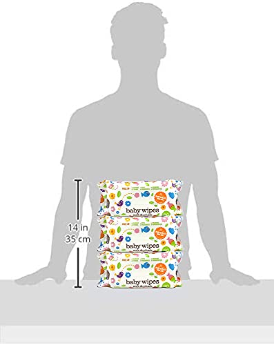 Natural Value All Natural Soft & Gentle Baby Wipes, 80 Wipes (Pack of 12)