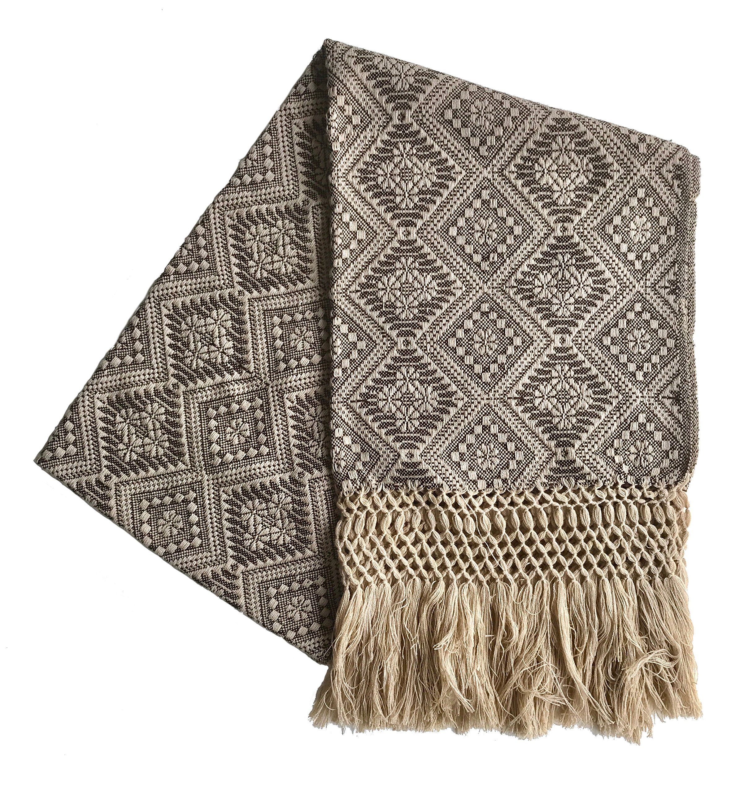 ALKIMIA INC Mexican Handmade Rebozo Shawl (Blue)