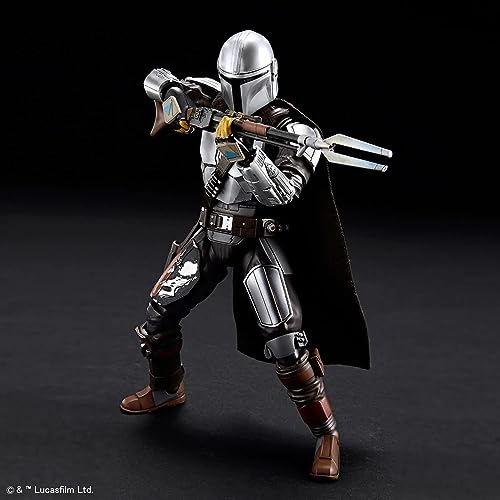 Bandai Hobby - The Mandalorian - The Mandalorian Beskar Armor (Silver Coating Ver.), Bandai Spirits Star Wars 1/12 Model Kit