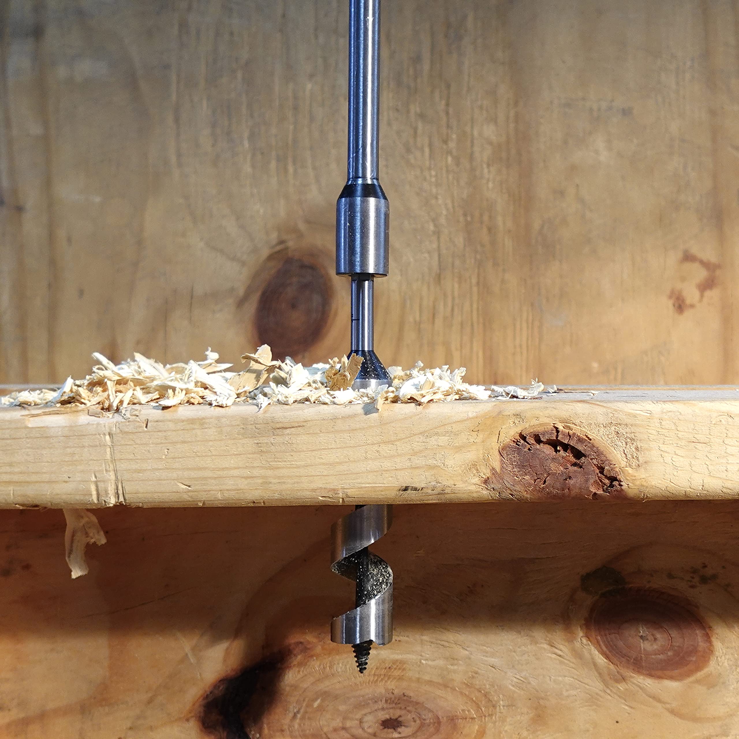 Century Drill & Tool – 38112 12” Ship Auger Extension – Accepts 3/8” Shank, ½” Hex Drive with Extended Reach