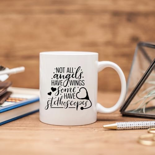 bobibe Not All Angels Have Wings Some Have Stethoscopes Nurse Appreciation Gift Medical