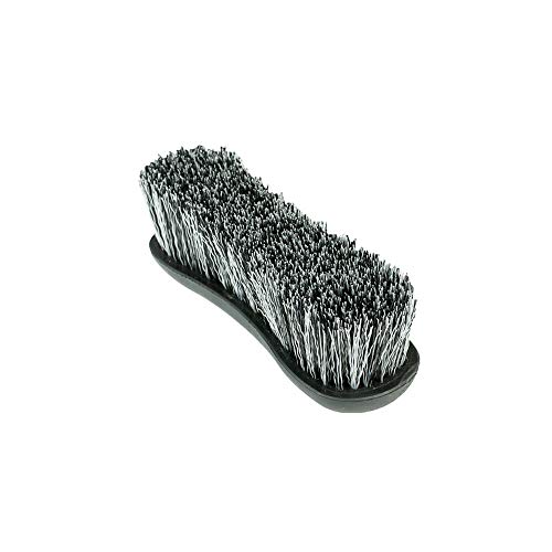 Horze Soft Grip Dandy Brush - Short Bristle - Black - One Size