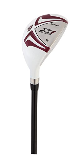 Aspire X1 Ladies Womens Complete Golf Club Set Includes Driver, Fairway, Hybrid, 6-PW Irons, Putter, Stand Bag, 3 H/C's Purple - Regular or Petite Size! (Petite Size -1", Right Handed)