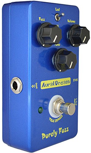 Aural Dream Purely Fuzz Guitar effect pedal includes Classic 60s' and 70s' Fuzz tone for 2 modes Fuzz,True Bypass