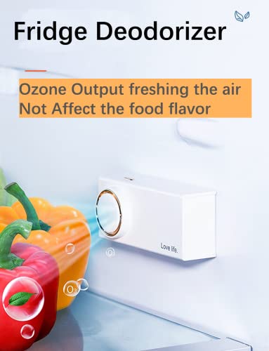 Fridge Air Purifier Compact wireless USB recharge Refrigerator Deodorizer, air refresher for car fridge closet wardrobe