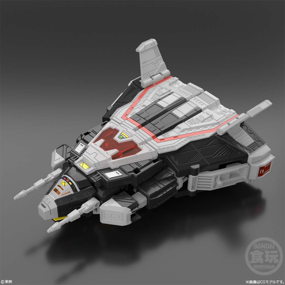 Bandai Tamashii Nations Super Mini PLA Astro Megazord & Delta Megazord Model Kit Set Power Rangers in Space, White