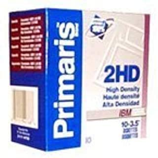 IMATION 44766 Diskette, 3.5 in. HD 2MB/1.44MB IBM /DOS Fmt, Primaris, 10s/DOS Fmt, Primaris, 10s