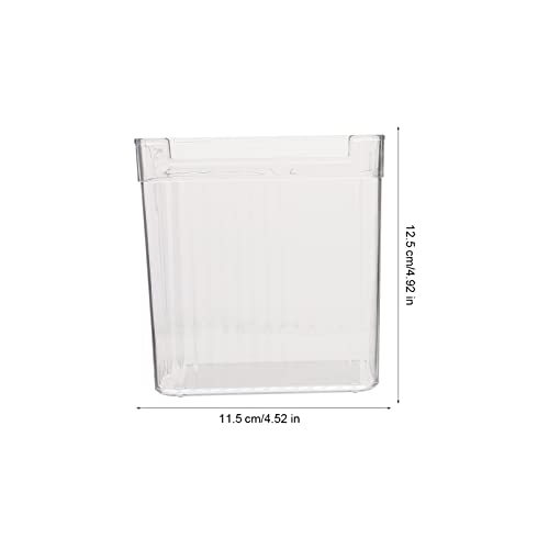 Fridge Organizer Bin 2pcs Refrigerator Organizer Bins: Plastic Storage Bins Food Storage Containers Fridge Trays Egg Organizer For Organizing Kitchen Food Snack Pantry Cabinet